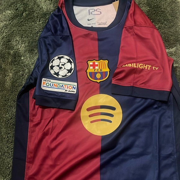 Nike | Shirts | Fc Barcelona Lewandowski 9 Home Jersey 2425 | Poshmark